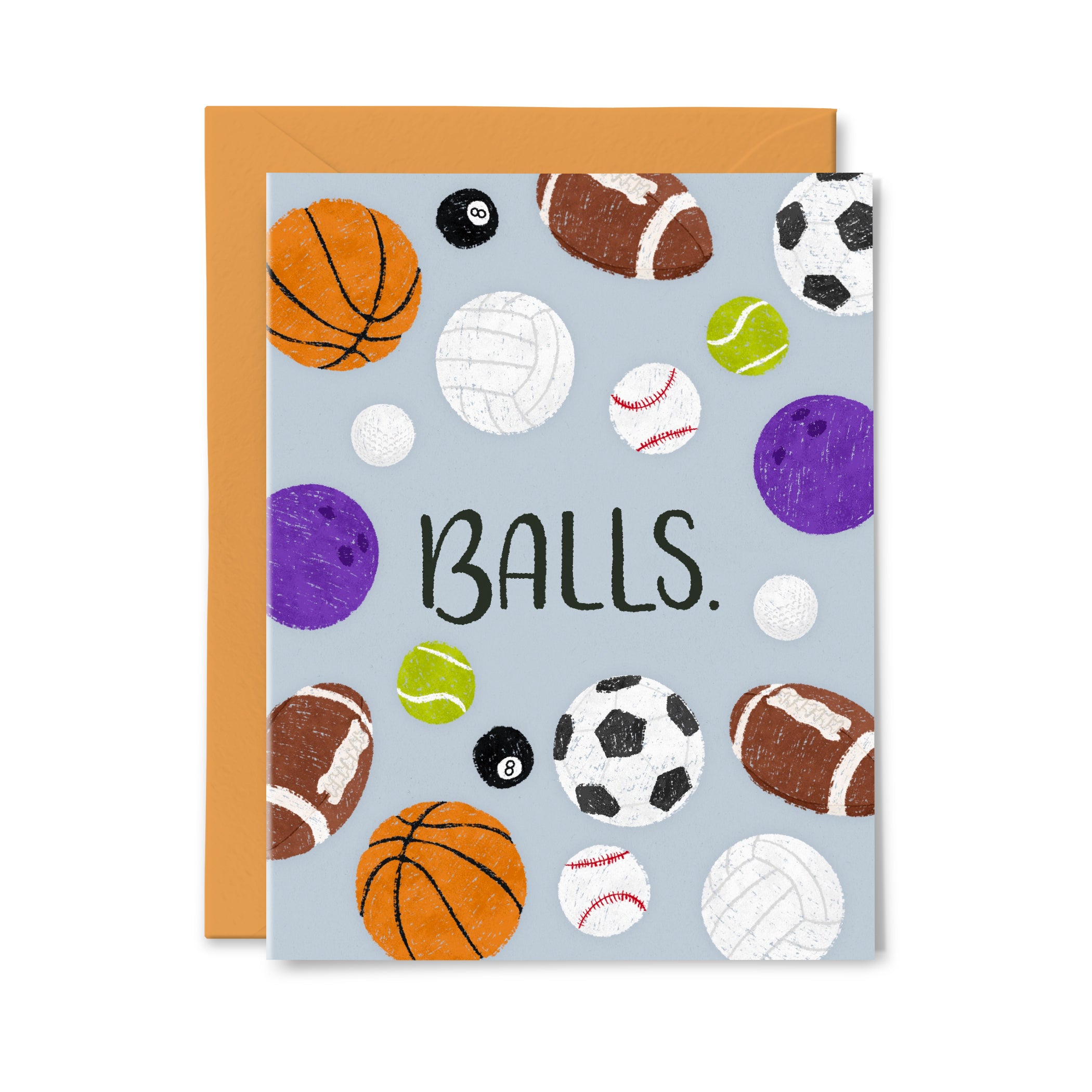 Balls Greeting Card – paperbunnypress