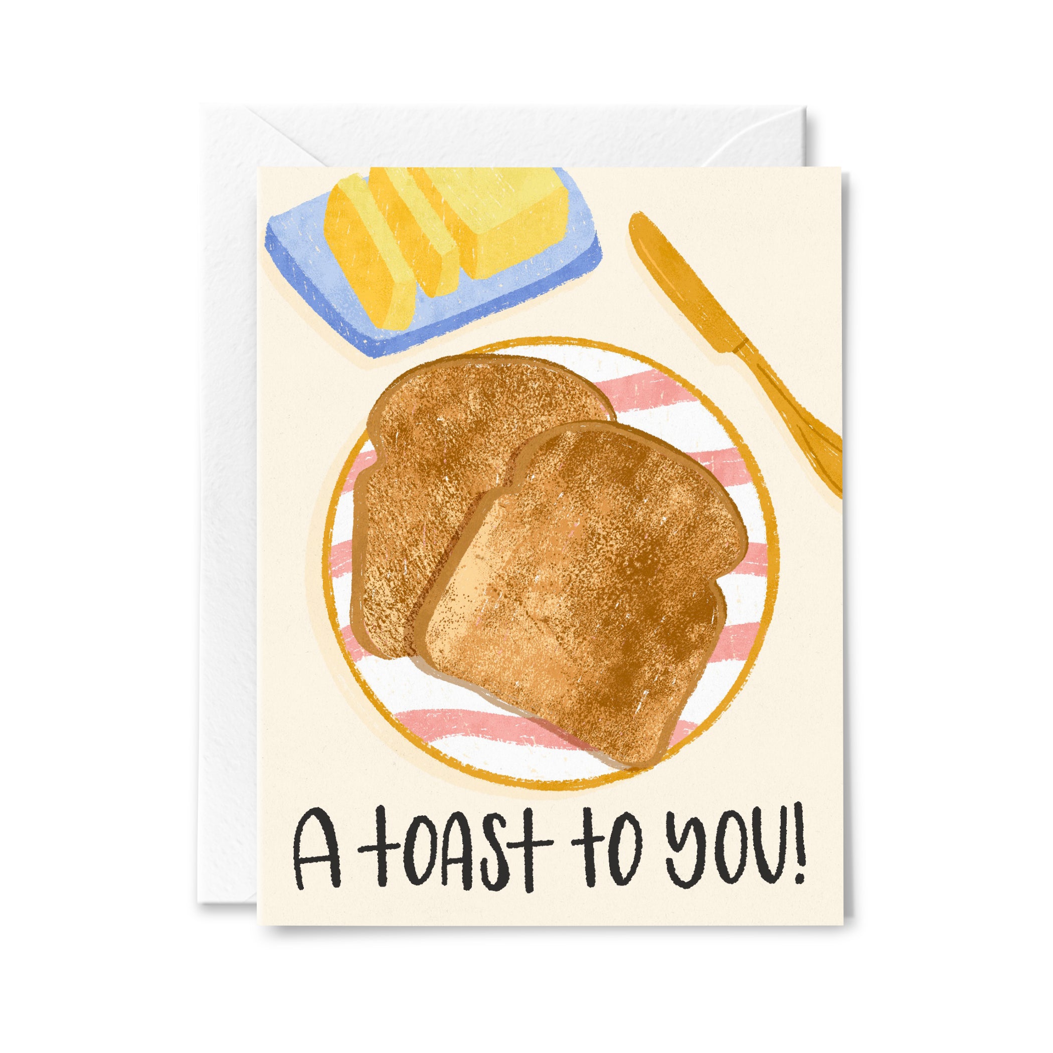 Toast to You Greeting Card – paperbunnypress