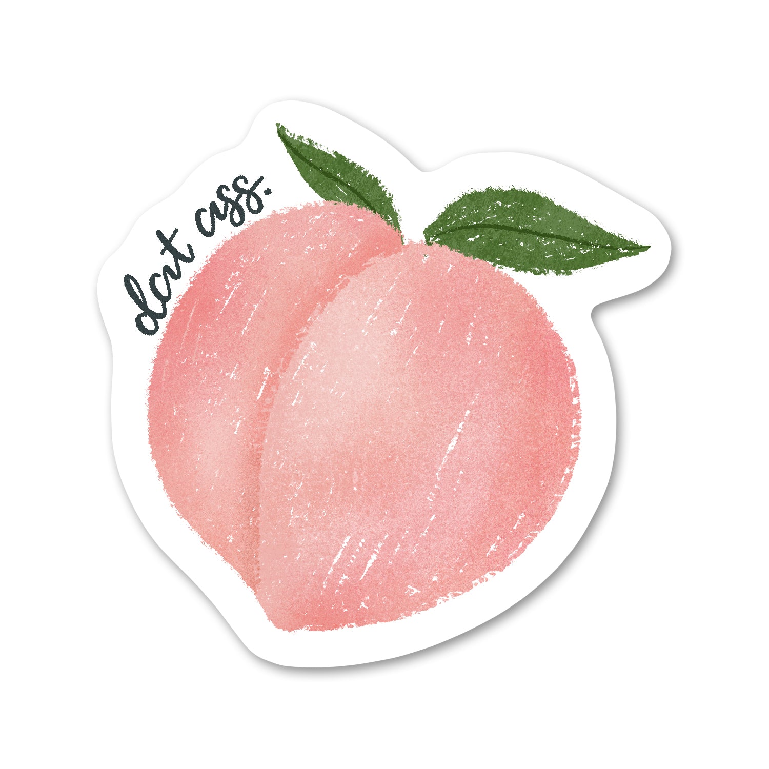 Dat Ass Peach Sticker – paperbunnypress